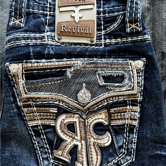 Rock Revival | Jeans | Rock Revival Beriaj Slim Straight 32x32 Beige ...